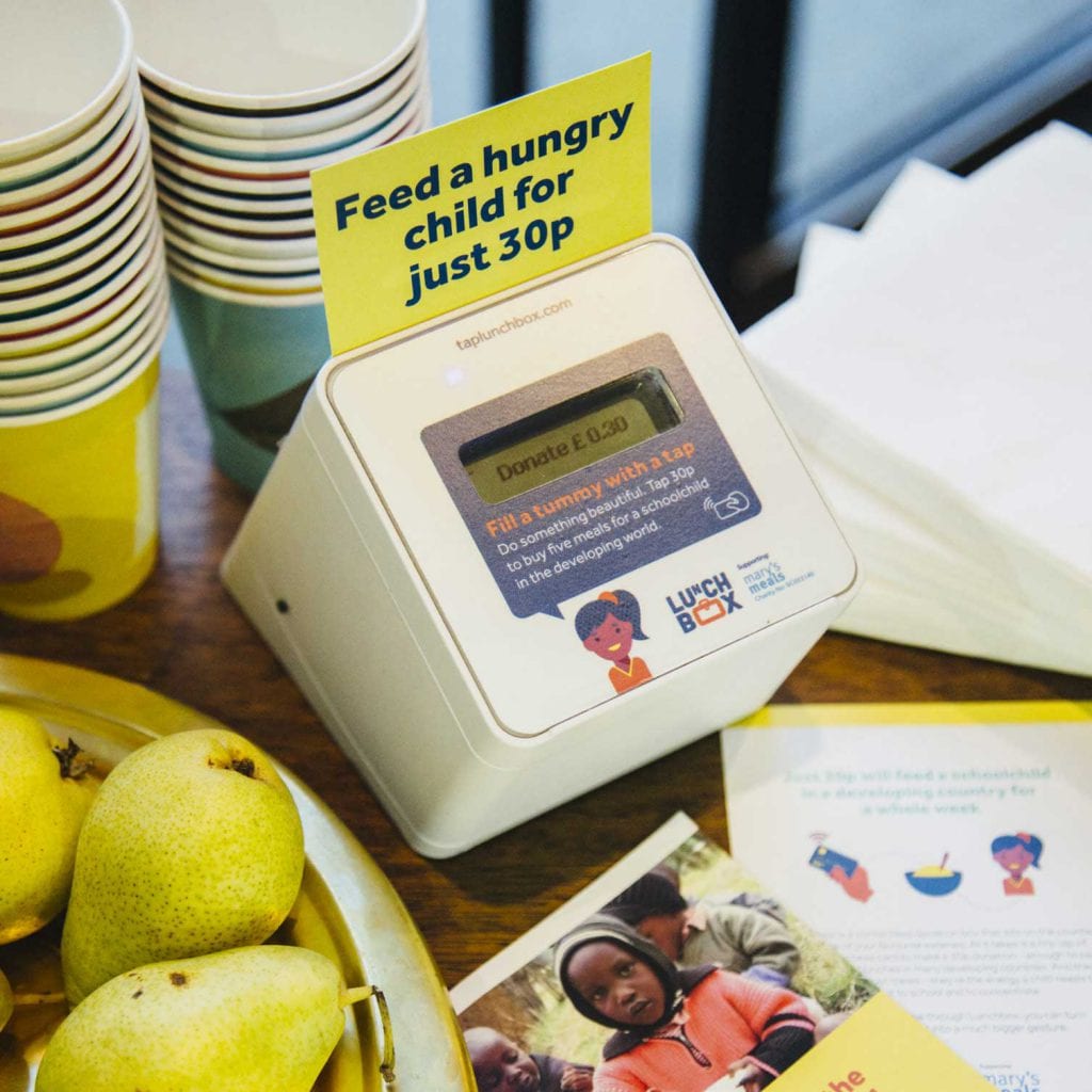 Tap For Change • Contactless Charity Donation Box